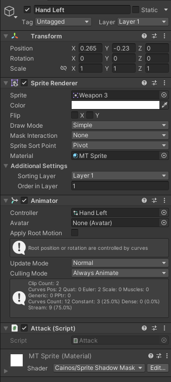 Parameter ' swing ' does not exist - Questions & Answers - Unity Discussions