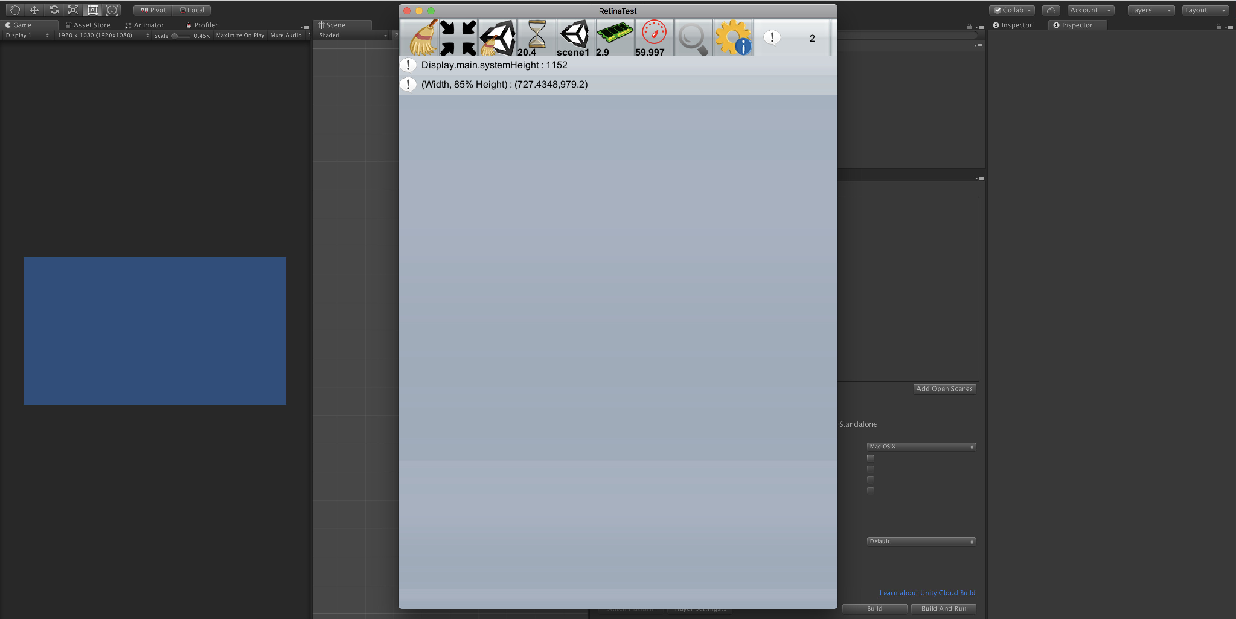 Mac Retina Support Standalone OSX - Questions & Answers - Unity Discussions