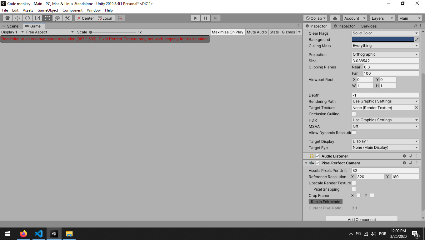Pixel perfect camera issue - Unity Engine - Unity Discussions