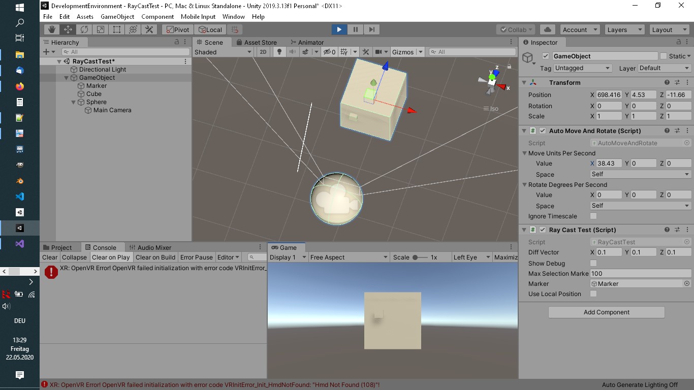 Raycast seams to be not fast enough while moving objects - Unity Engine - Unity Discussions