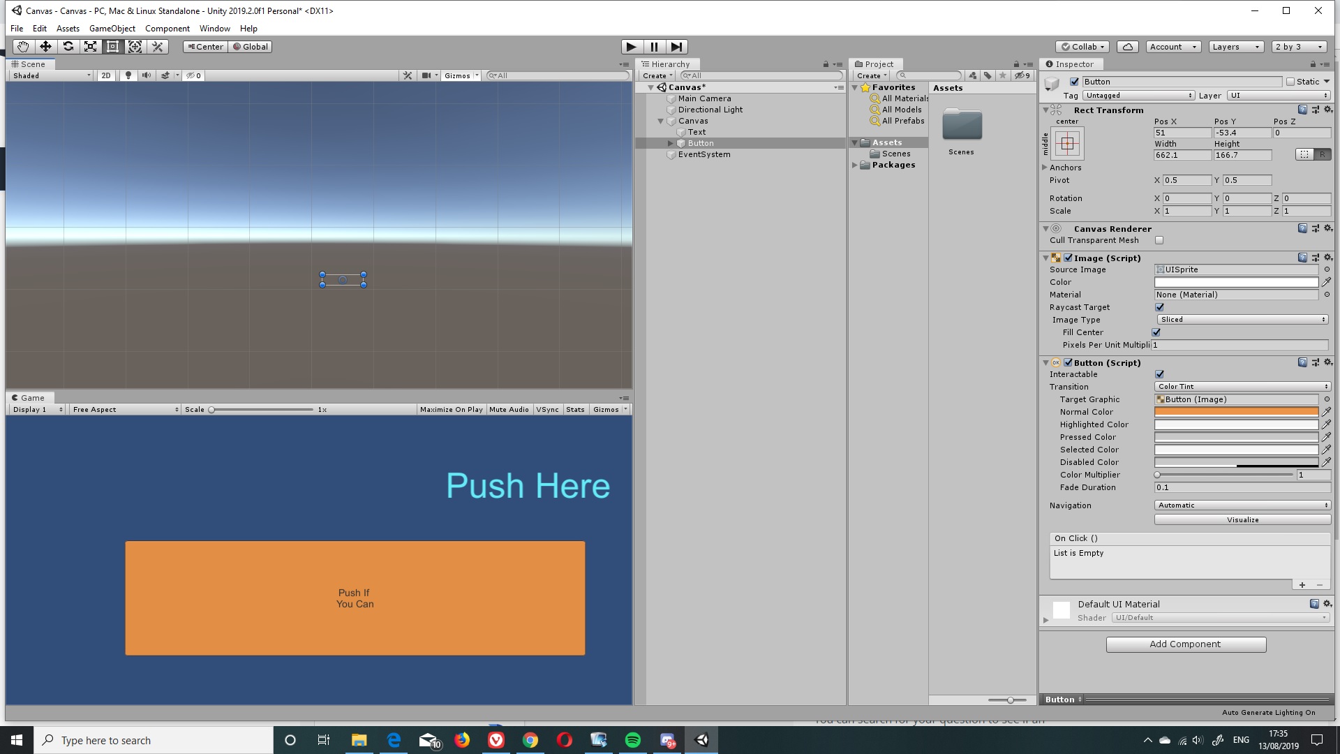 Canvas Does Not Display Correctly In Scene Window Questions And Answers Unity Discussions