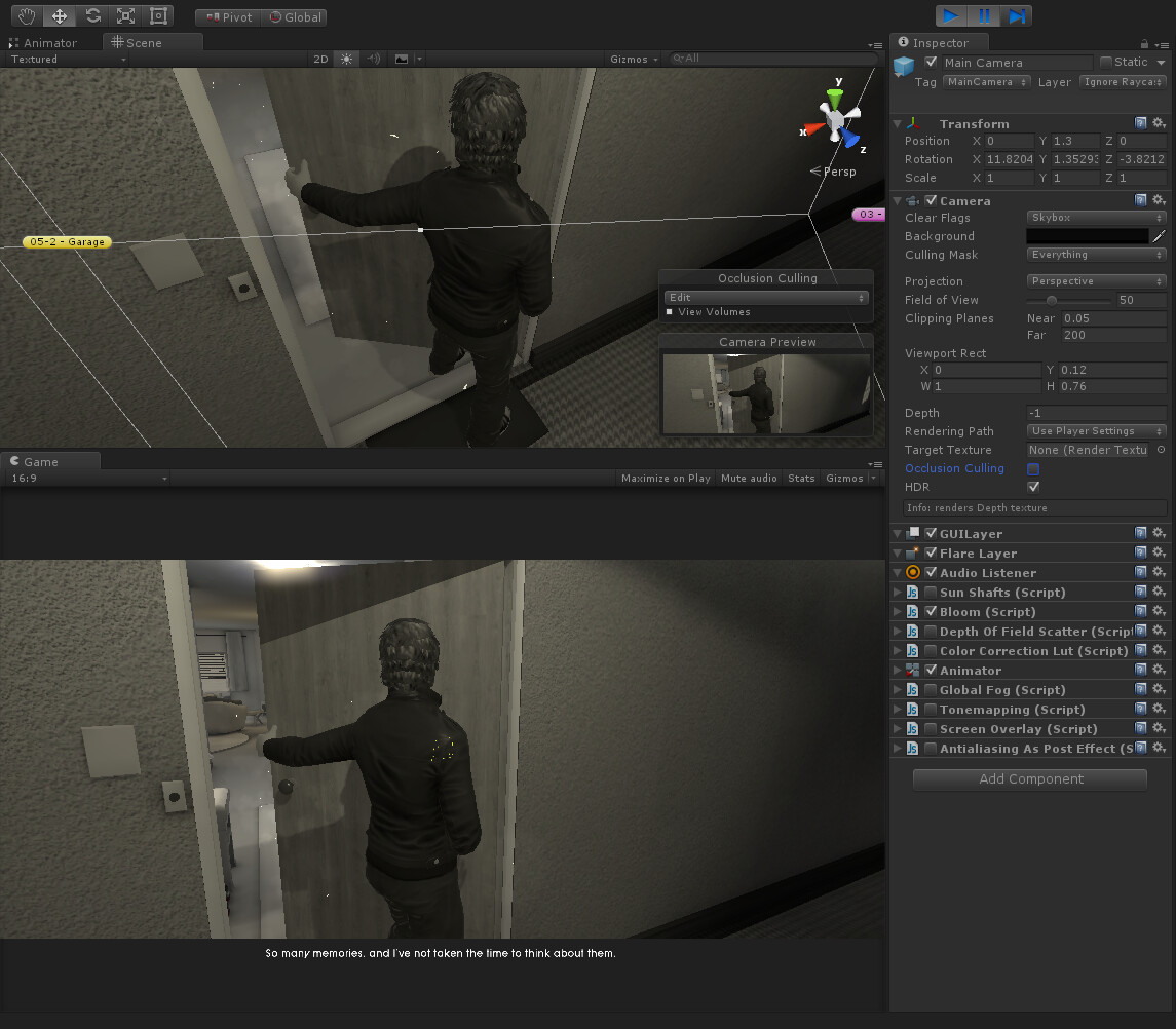 Realtime Lighting Disabled on Camera with Occlusion Culling - Unity Engine - Unity Discussions