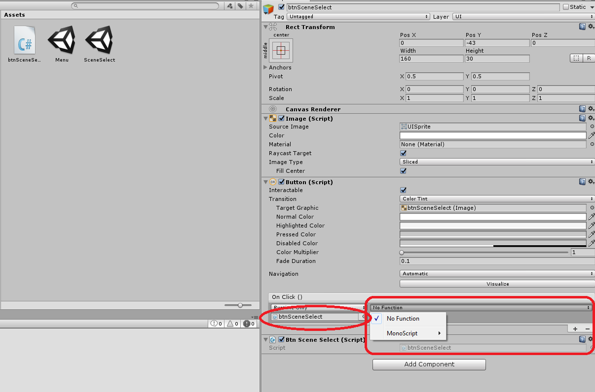 Function Not Appearing In OnClick Editor ions Answers Unity