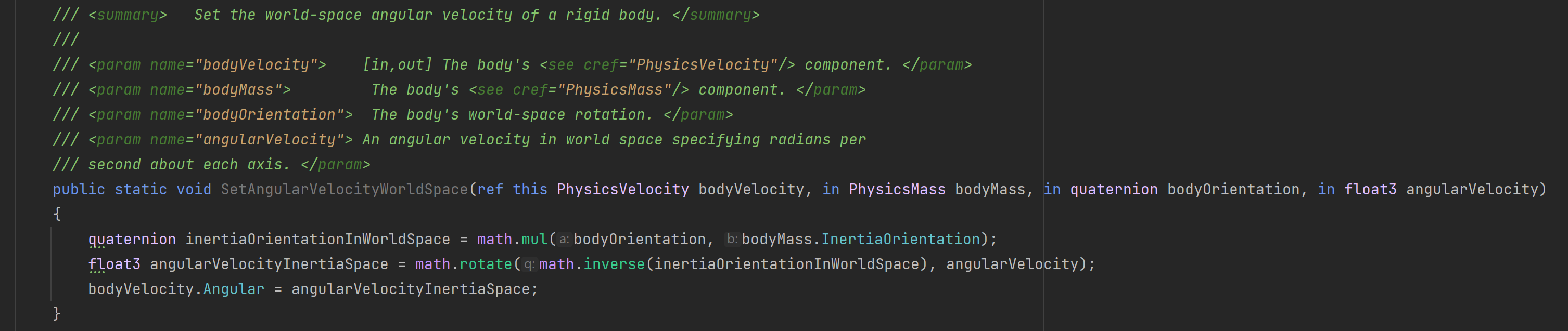 RigidBody.AddForce vs PhysicsVelocity.Angular question - Unity Engine - Unity Discussions