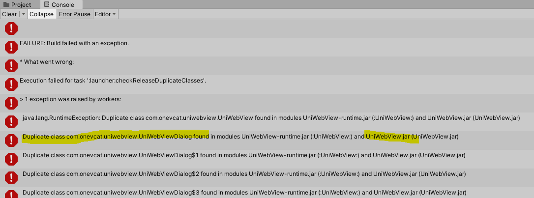 Unity 2020 Uniwebview Uniwebviewdialog Class Duplication Questions And Answers Unity Discussions