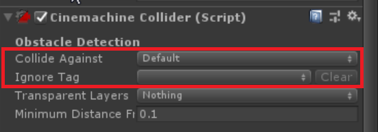 Cinemachine view collision disable - Unity Engine - Unity Discussions