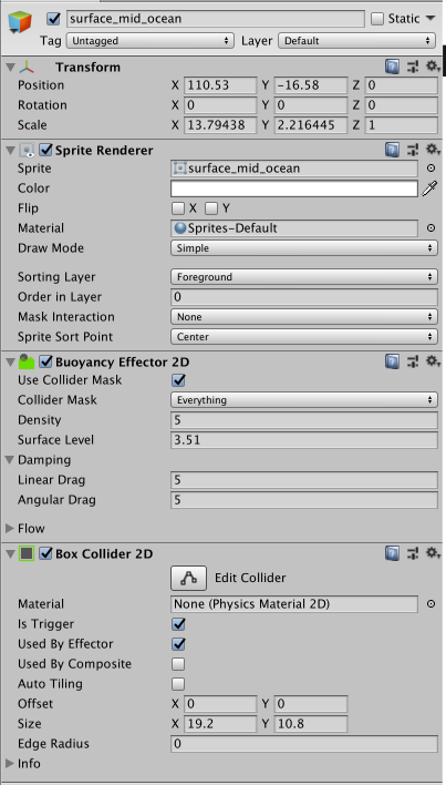 Buoyancy Effector 2D NOT Working - Unity Engine - Unity Discussions