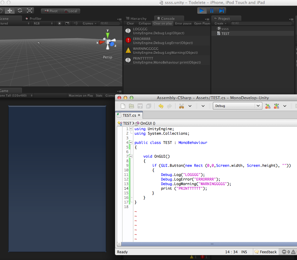 Debug.Log + Print don't work anymore when running the app on device O_o? - Unity Engine - Unity ...