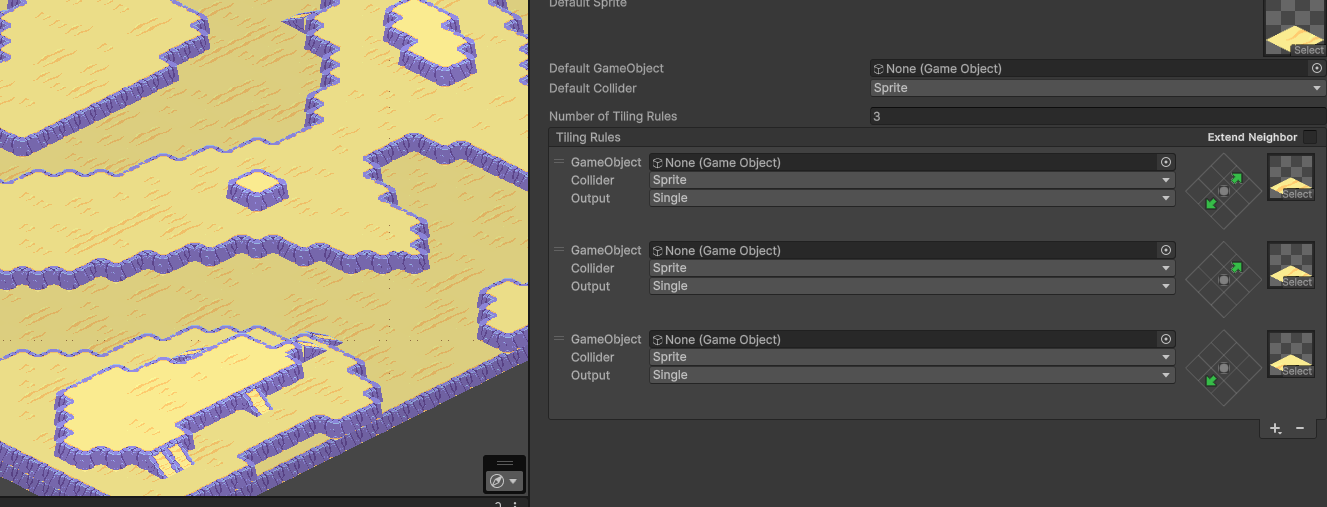 2D Platforms with rule tiles and 3-4 blocks repetition patterns - Unity ...