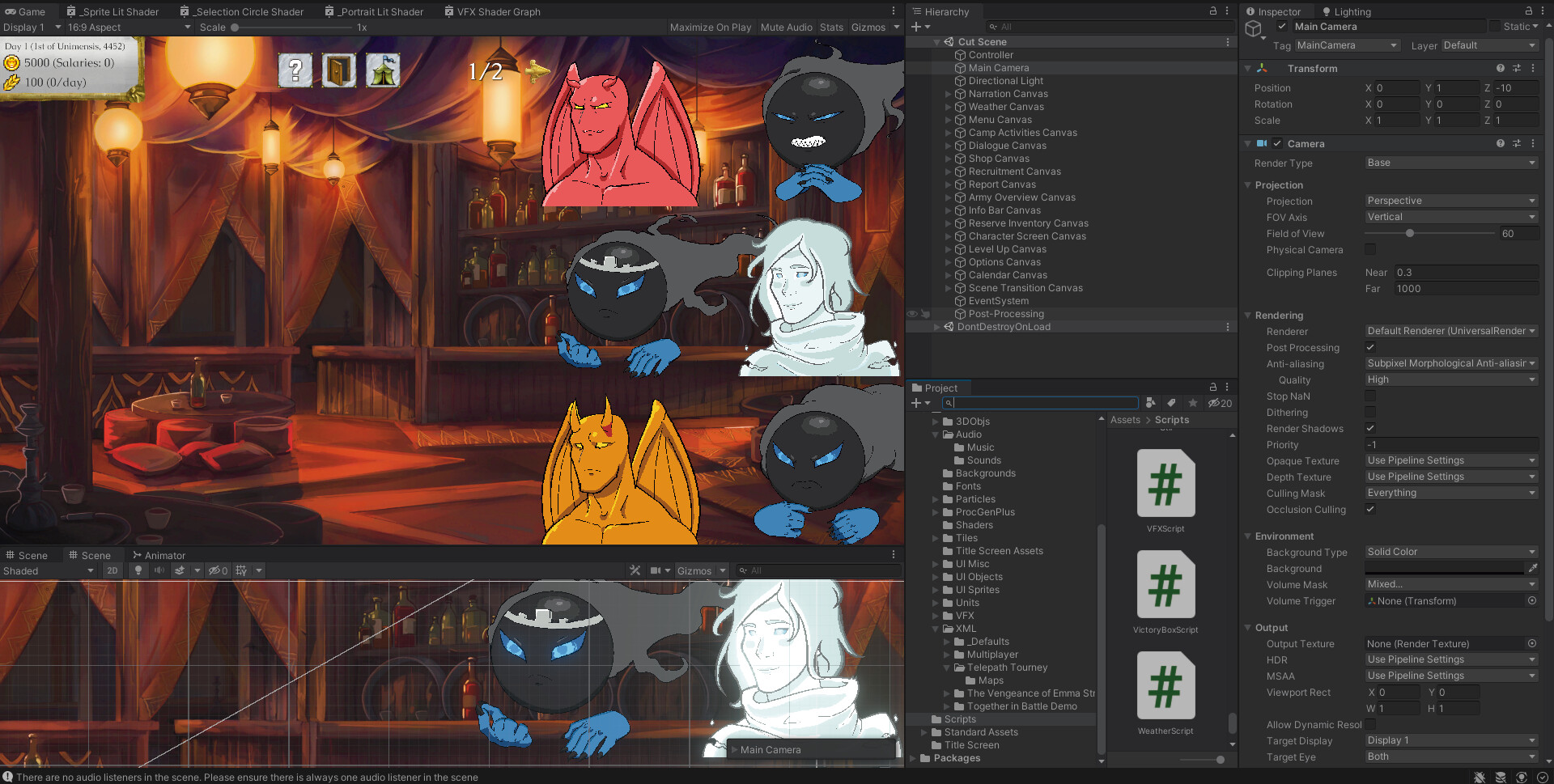 Post-processing bloom showing in viewport but not Display 1 - Unity Engine - Unity Discussions