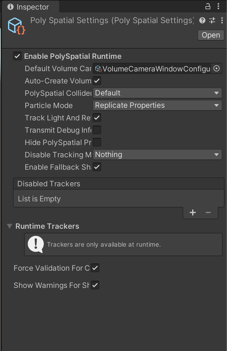 Unbounded volume configuration is required for ARKit features when building for Mixed Reality ...