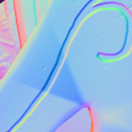 Normal map triangle artifacts in Unity vs Marmoset - Unity Engine ...