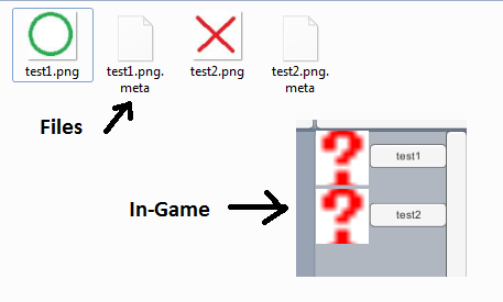 Not loading sprite correctly / Red question mark / Texture.LoadImage ...