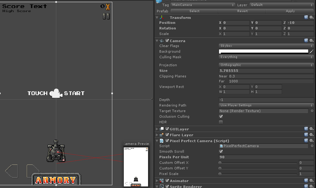 Camera Transform is set to 0,0 but it shows off center - Questions & Answers - Unity Discussions