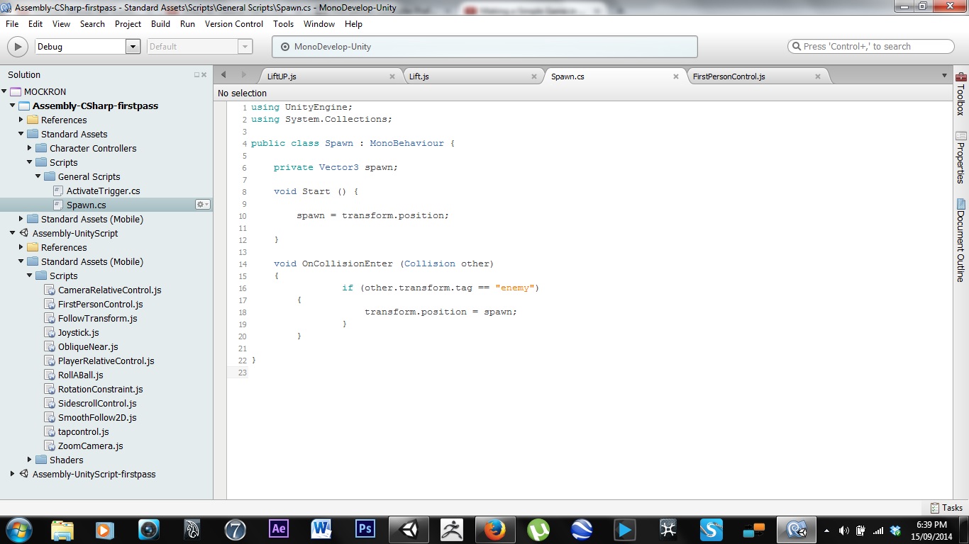 How to create spawn point for First Person Controller. - Unity Engine - Unity Discussions