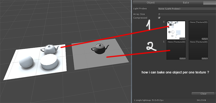 how i can bake one object per one texture? - Unity Engine - Unity Discussions