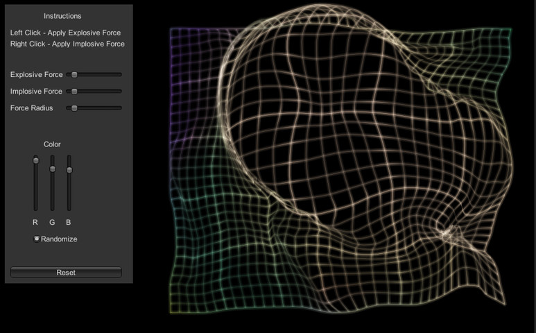 Vector Grid - 'Geometry Wars'-style Fluid Mesh System - Community ...