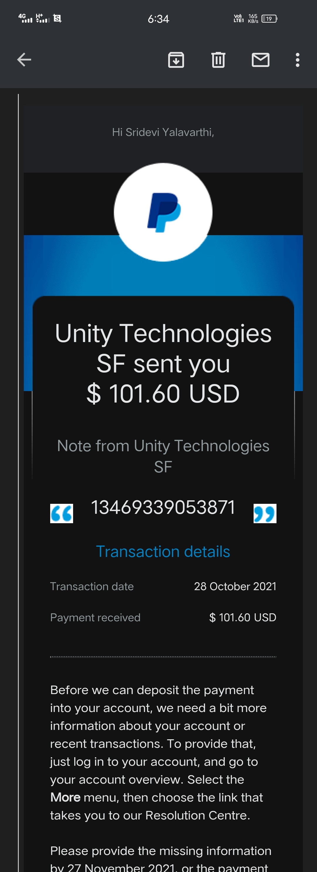 Unity ads payout request - Unity Services - Unity Discussions