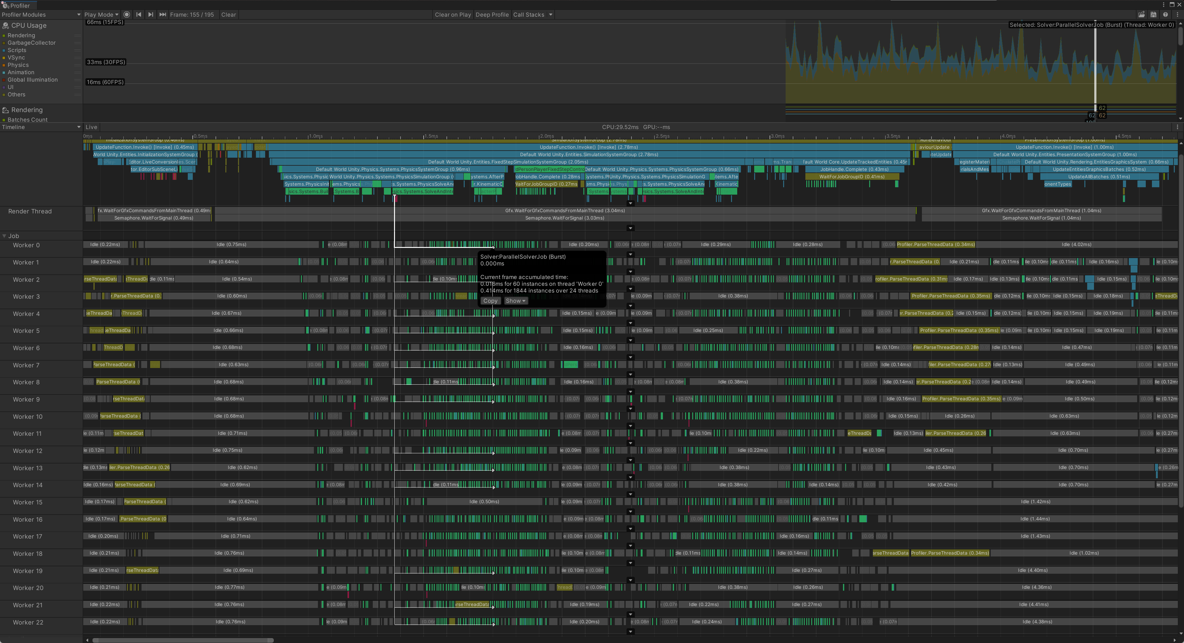 Unity.Physics slow with no workload - Unity Engine - Unity Discussions