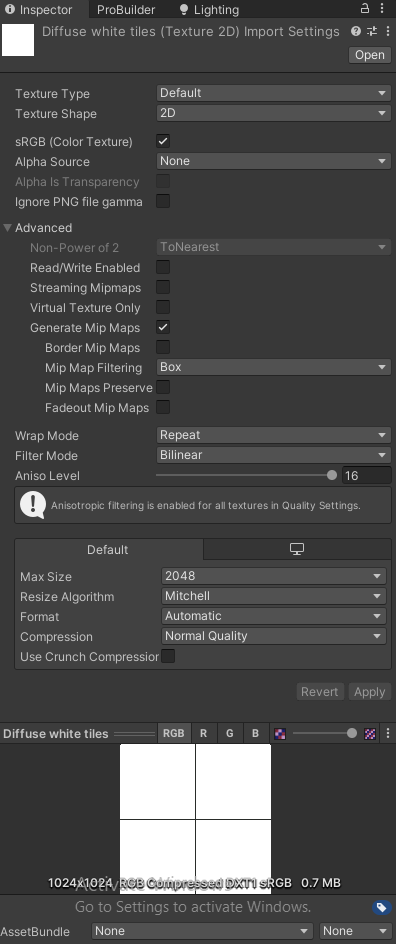 How to prevent mipmaps from blurring textures - Unity Engine - Unity Discussions