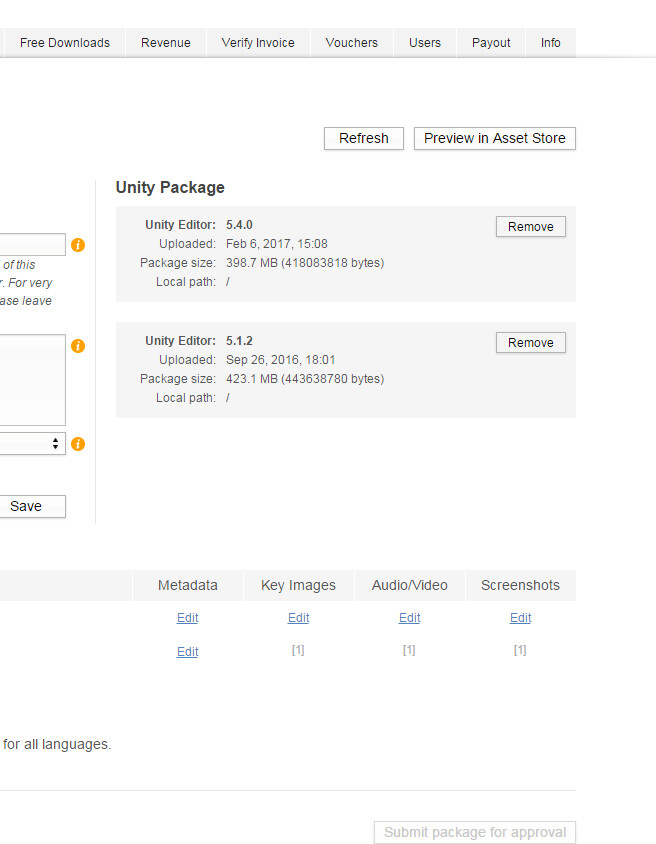 Uploading multiple version of the same asset - Community Showcases - Unity Discussions