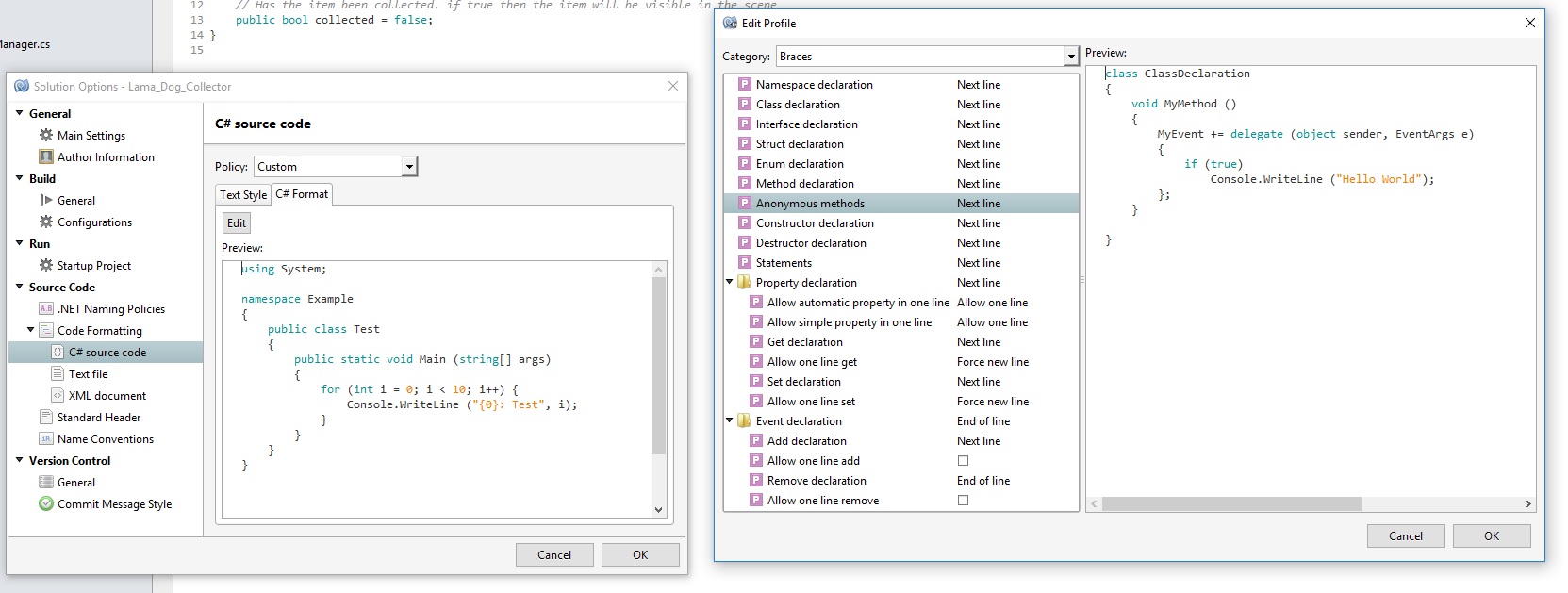 C# autocorrects my if statements - Questions & Answers - Unity Discussions