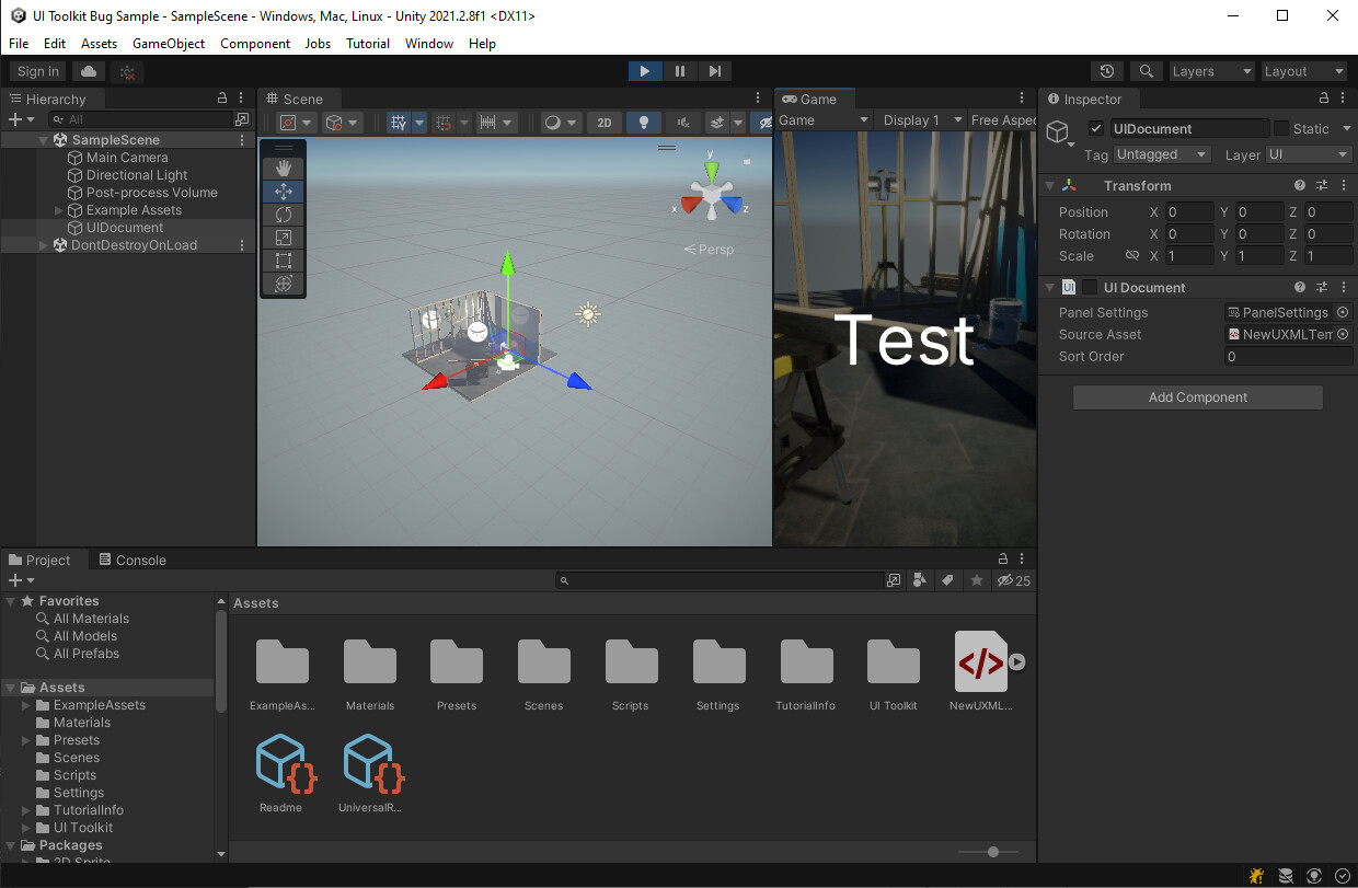 UI Document still rendering to Game view when component is disabled - Unity Engine - Unity ...