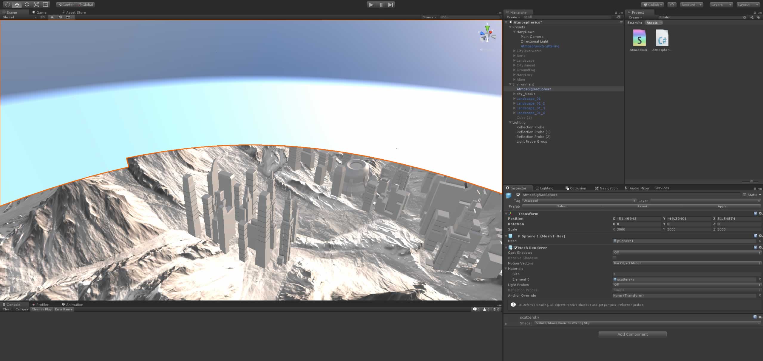 Blacksmith Atmospheric Scattering failing in Unity 5.5 - Questions & Answers - Unity Discussions