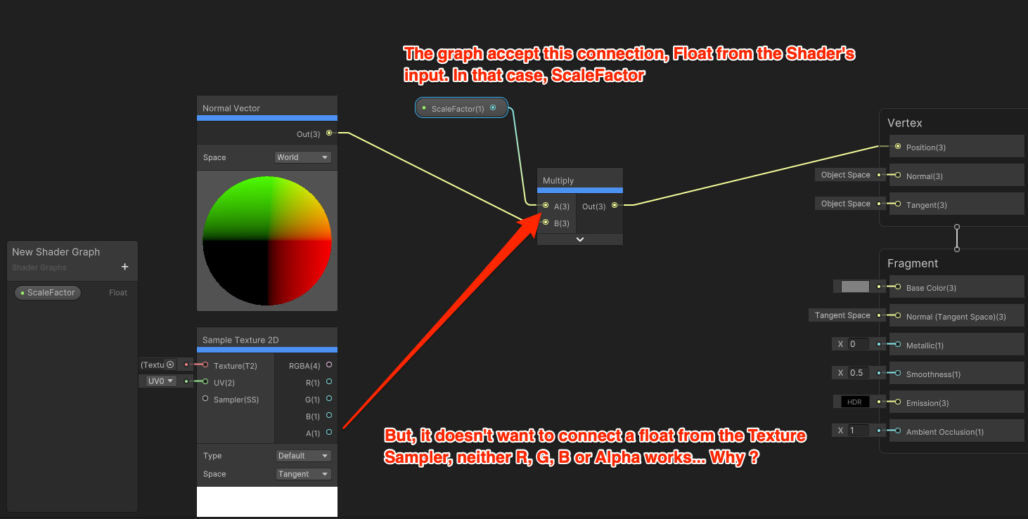 URP : Shader Graph : Cannot connect an Add (3) node to Vertex Position (3) Master Node - Unity ...