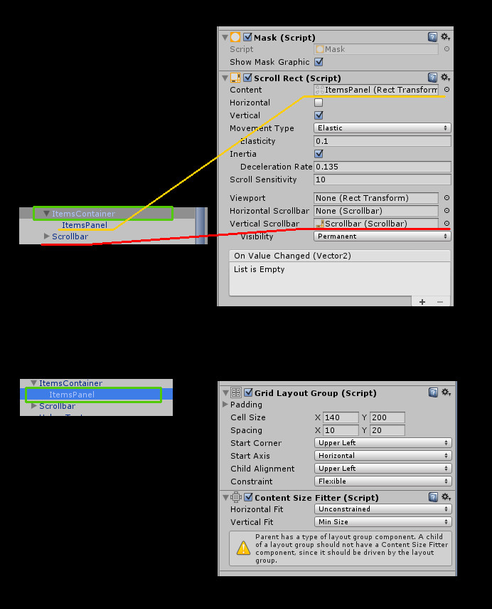 Creating Vertical Scroll View with grid layout . - Questions & Answers - Unity Discussions