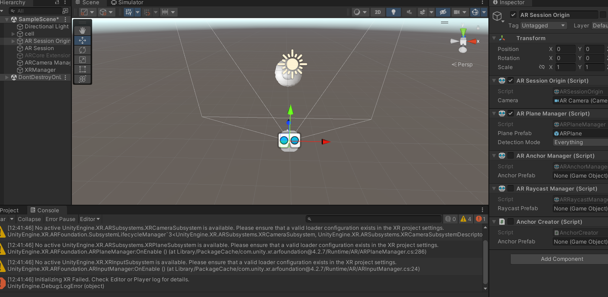 Missing XR Subsystems? - Unity Engine - Unity Discussions