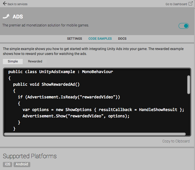 Disable the skip button - Unity Services - Unity Discussions