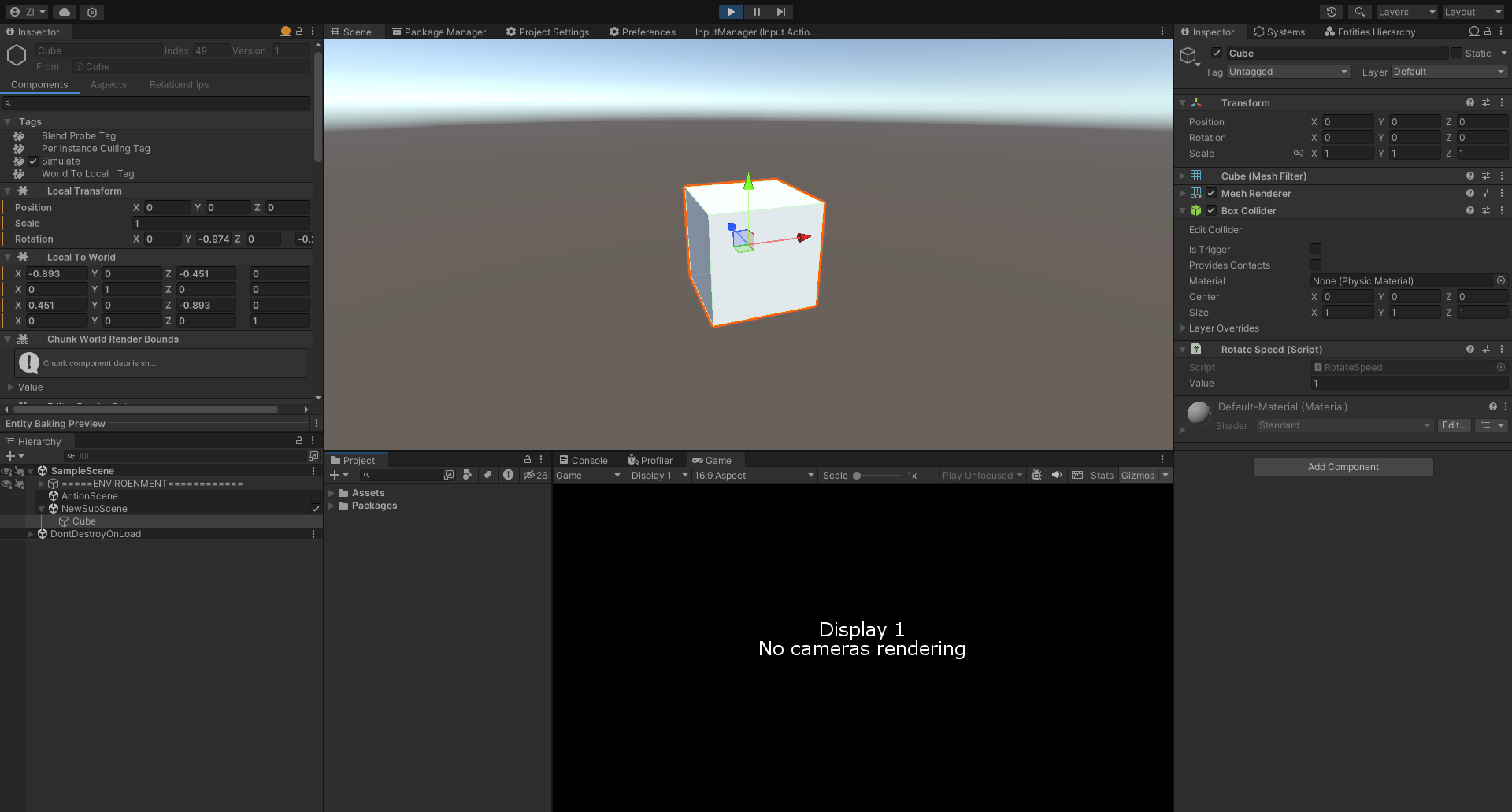 LocalTransform component doesn`t corresponding authoring Transform - Questions & Answers - Unity ...