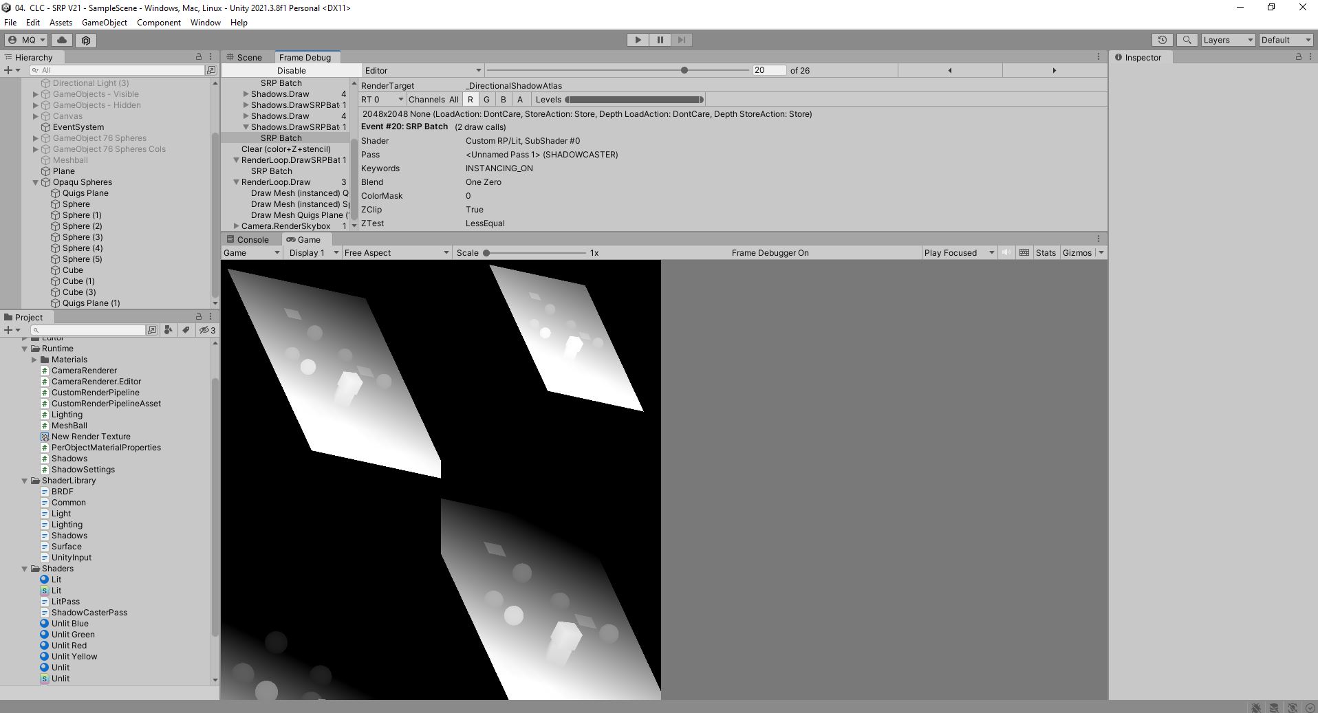 Depth texture in Frame bufer completly black. - Unity Engine - Unity Discussions