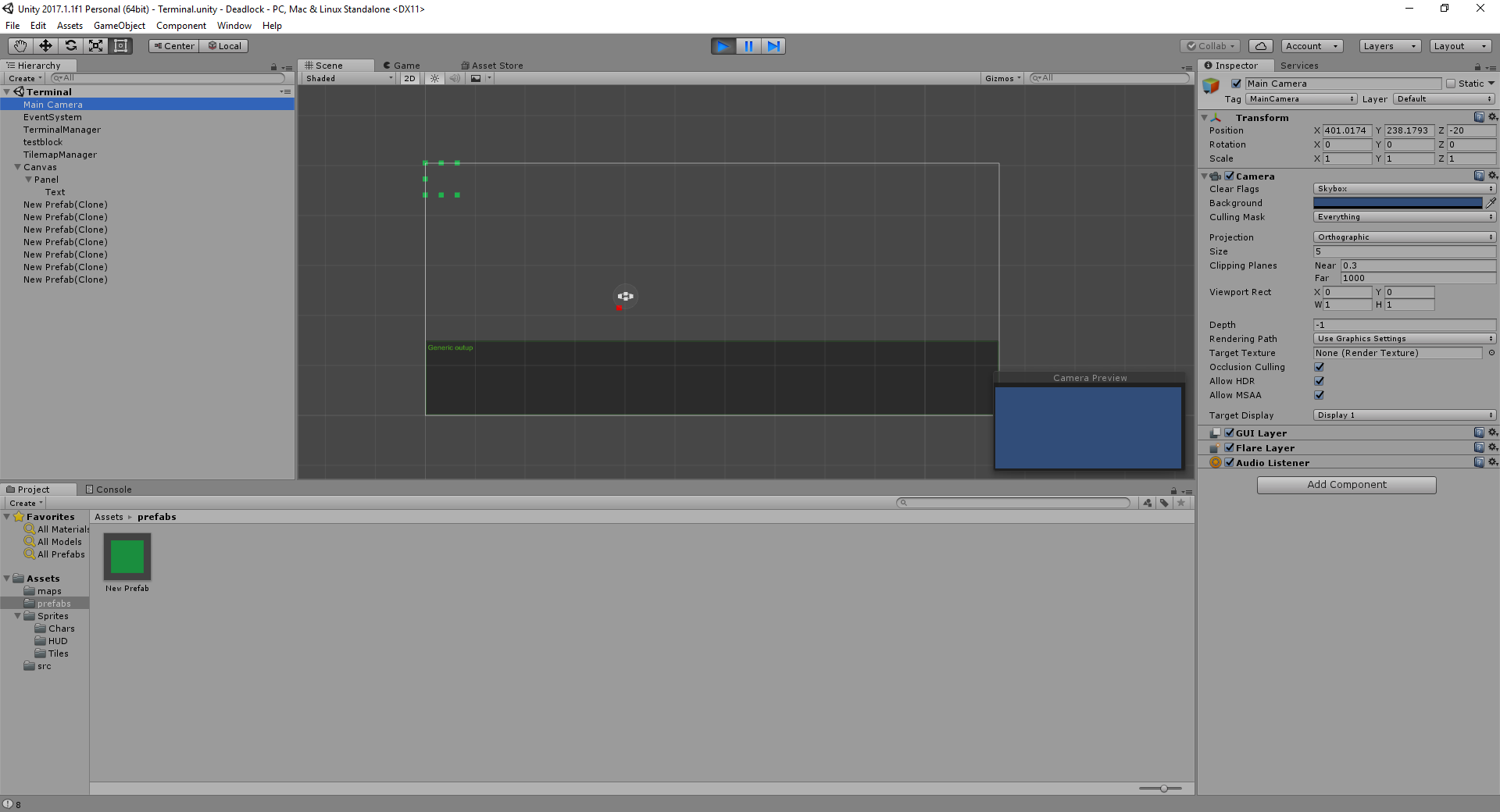 GameObject won't appear in Game view - Questions & Answers - Unity Discussions