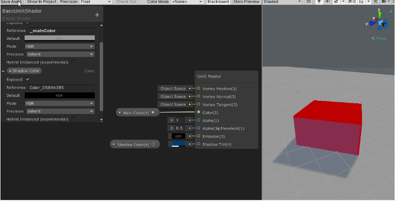 ShaderGraph - Cannot have a custom property for Shadow Tint - Unity Engine - Unity Discussions