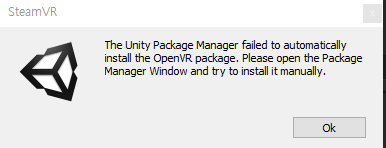Package Manager can't install OpenVR Package - Questions & Answers - Unity Discussions
