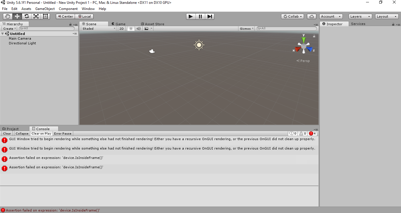 [Help] I keep getting an error with empty message when I create a C# ...