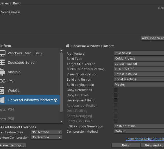 Windows Universal vs studo ahngs with remote config - Unity Services - Unity Discussions
