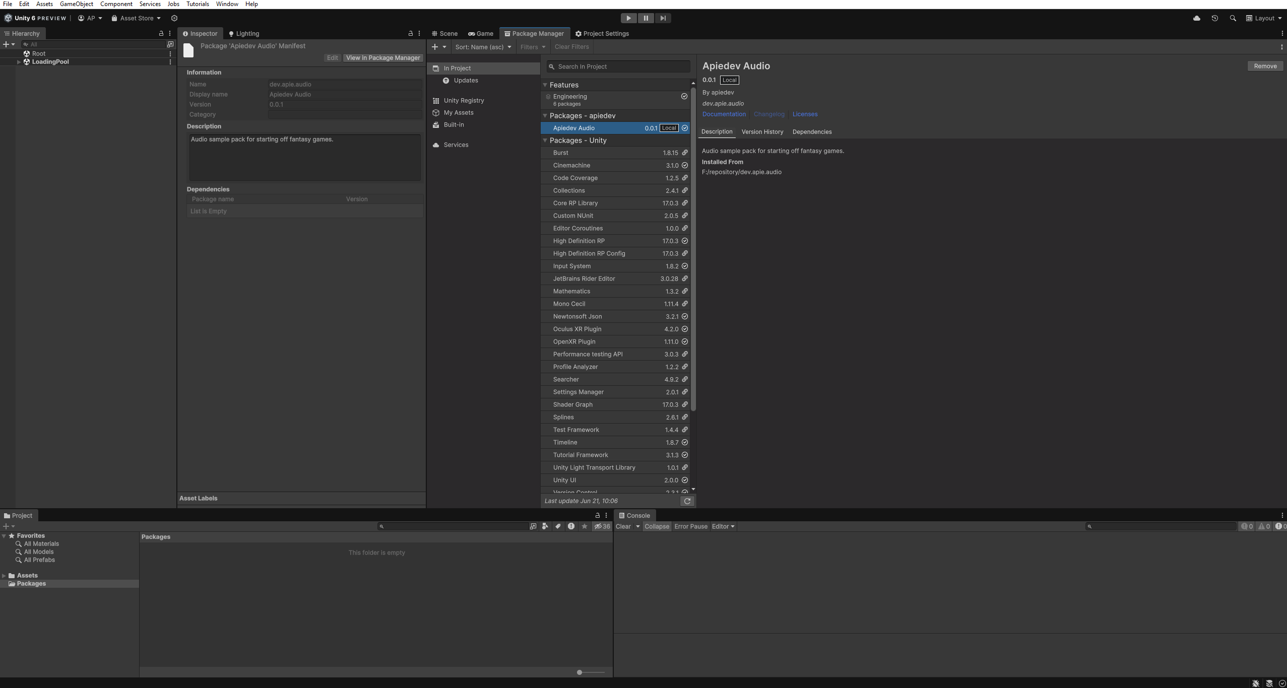Local Packages not appearing when added with Package Manager in 6000.0.1f1 or 6000.0.7f1 ...