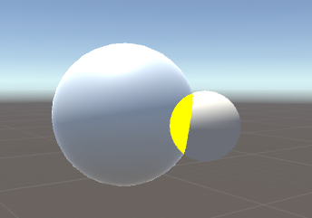 Shader to change color of the part a object inside another object ...