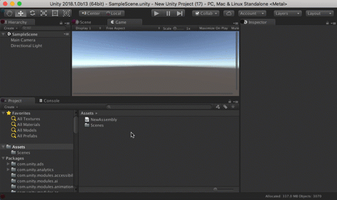Use Package Manager and Assembly Definition Error - Unity Engine ...