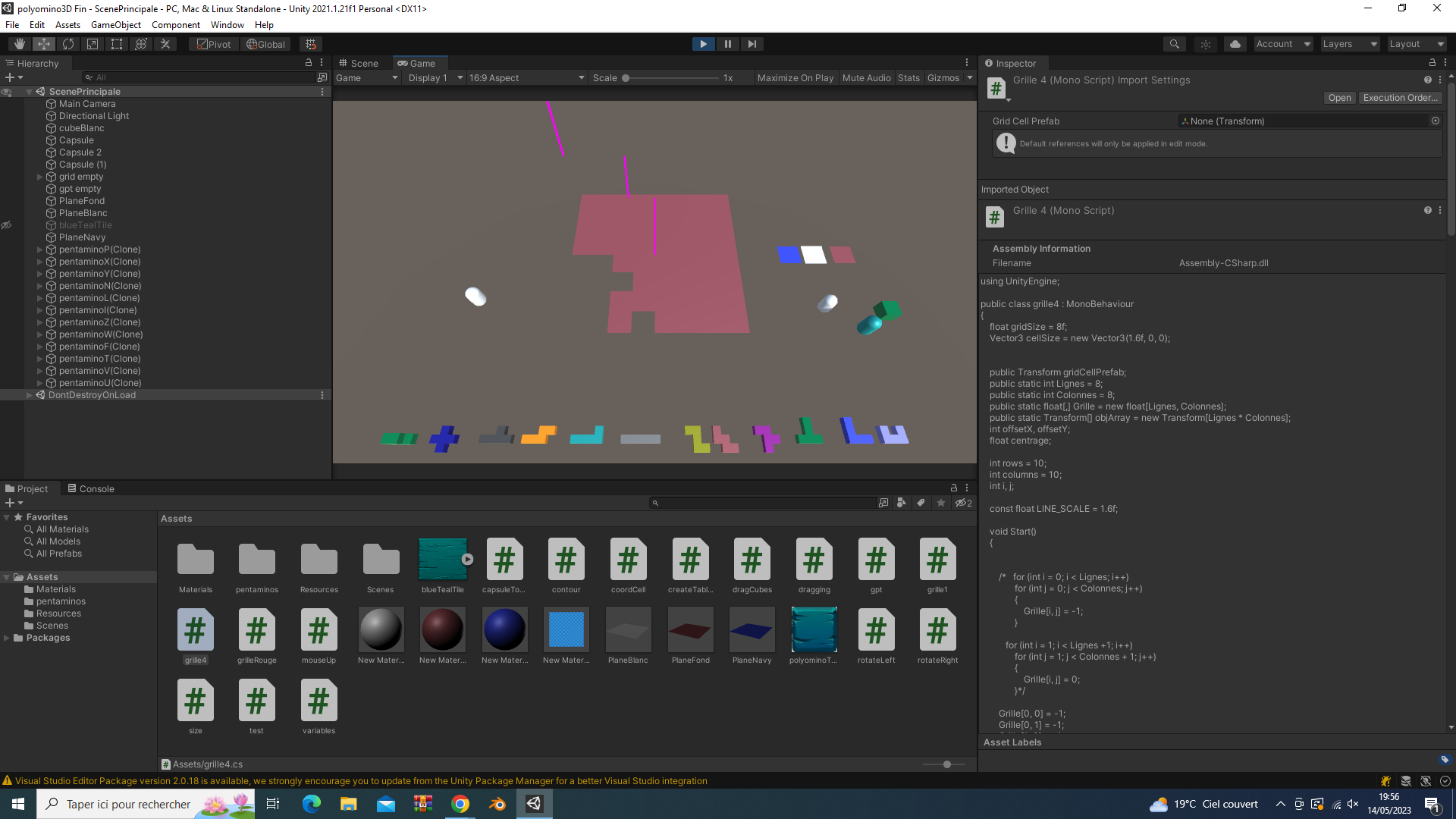 pieces of lines to create the outline of a grid - Unity Engine - Unity Discussions