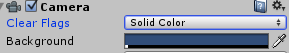 How do I make the camera clear flags to a solid color? - Questions & Answers - Unity Discussions
