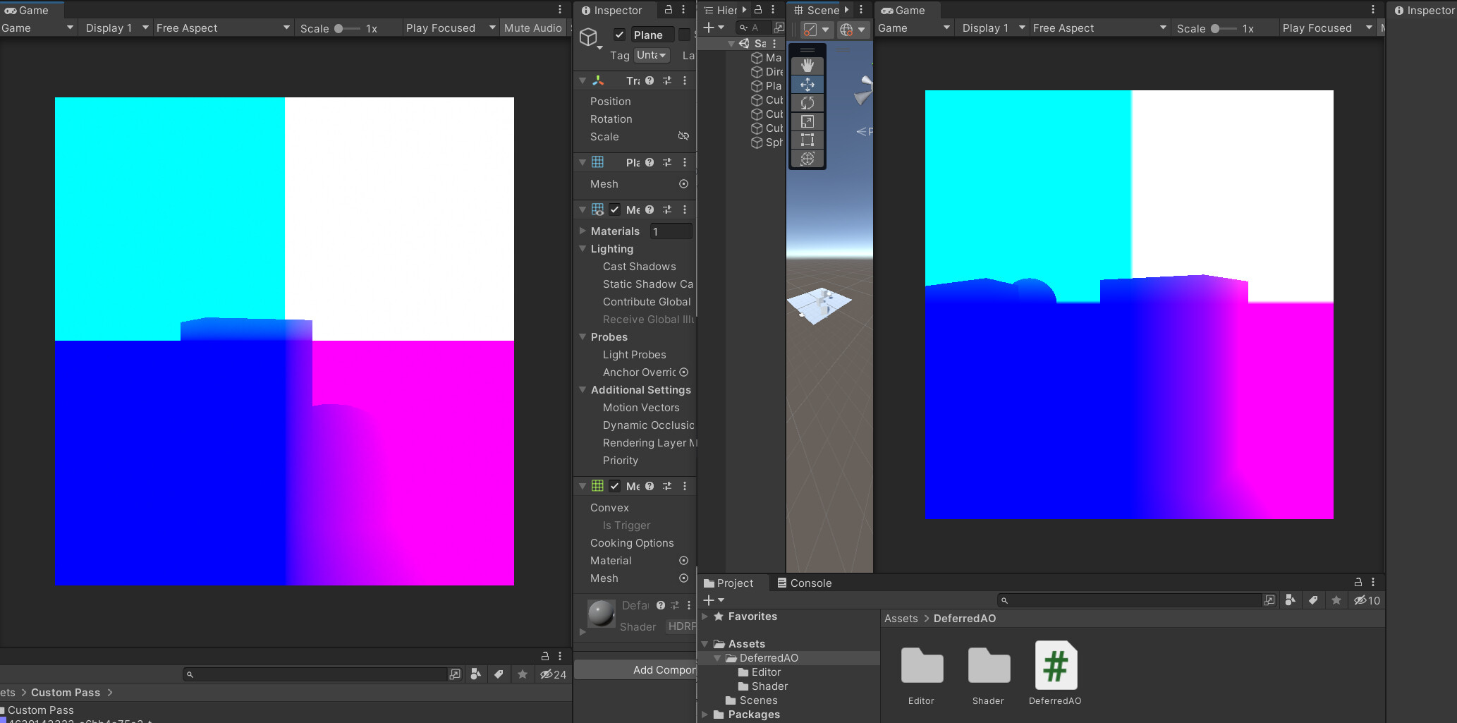 Trying to create SSAO in the Custom Pass [HDRP] - Unity Engine - Unity ...