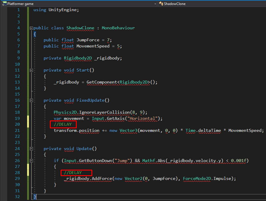 Trying To Add A Delay But Every Method I Try Gives Me Errors Questions And Answers Unity