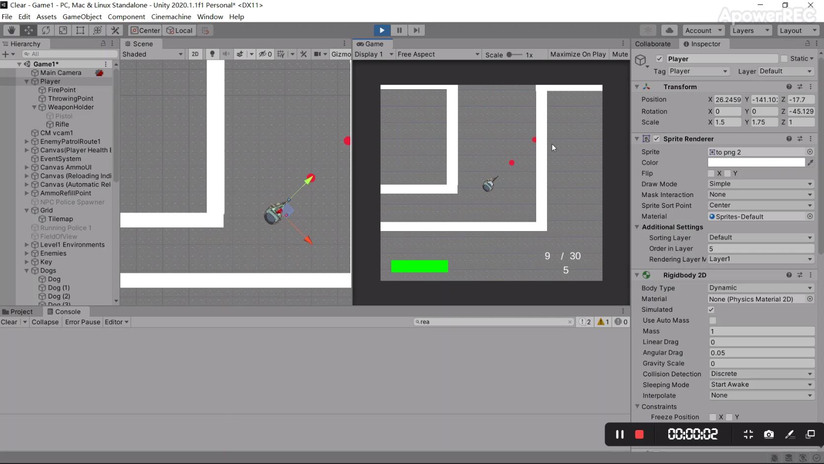 Aiming direction altered after collision - Questions & Answers - Unity Discussions