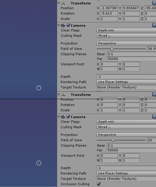 Using WorldToScreenPoint to account for a perspective camera, angle and position? - Questions ...