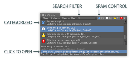 Console Enhanced - replacement for Unity's built-in console - Community ...