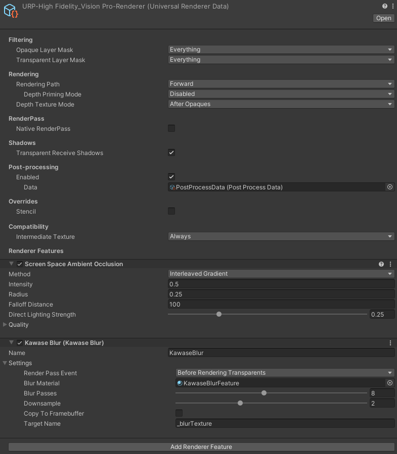 Frosted glass effect in VR - Unity Engine - Unity Discussions